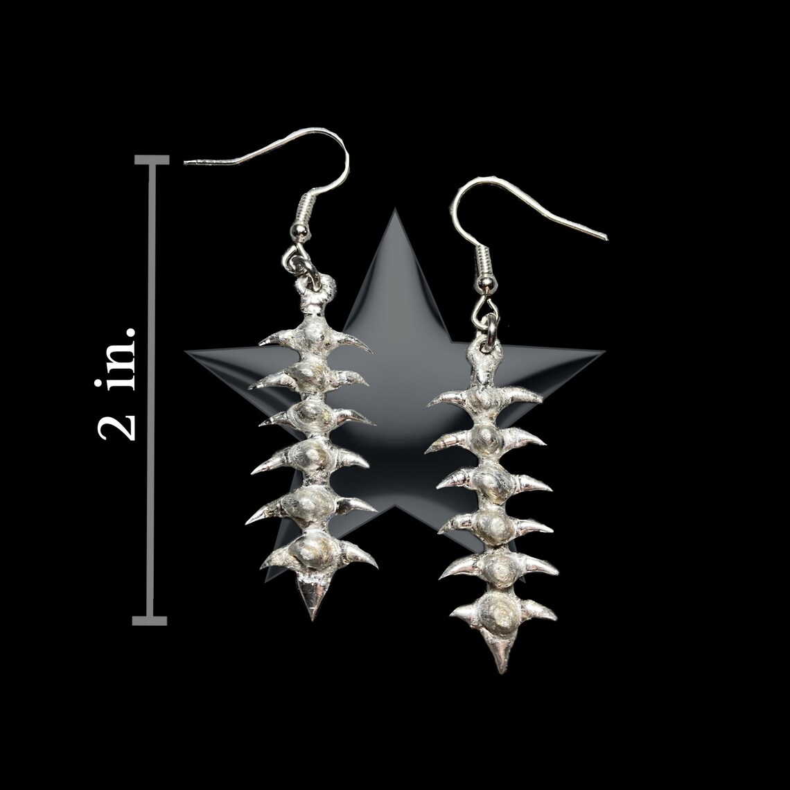 Spike Spinal Earrings - Etsy