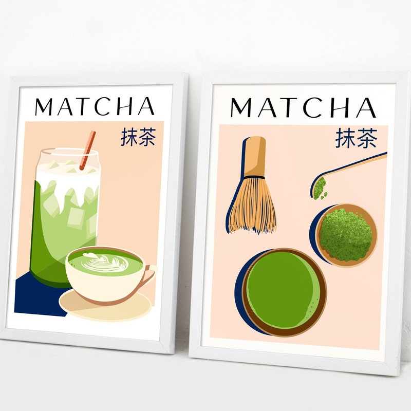 Matcha Wall Art - Etsy