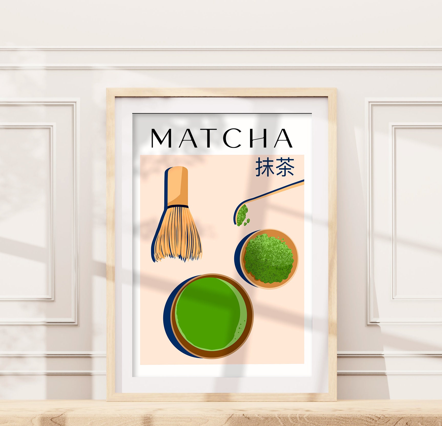Matcha Poster Set Downloadable Art Prints Gallery Wall - Etsy
