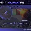 Pixel Green Vines Valorant HUD Overlay | Pixel Art Stream Decor for ...