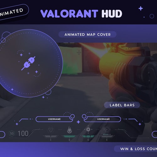 Overwatch Overlay Hud 8 Animated Cute Minimal Starry Game - Etsy