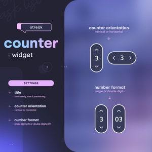 Counter Widget 6 Streak Effect Animations Count Anything // Wins Losses ...