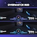 Glow Overwatch Overlay HUD 13 Colors Glowy Minimal Game Overlays for ...