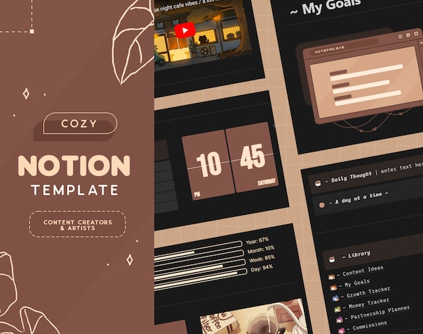 Notion Icons Digital Sticker Pack PNG for Life Planner, Notion Template ...