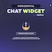 Status Horizontal Scrolling Chat Widget | Customizable Minimal Smooth ...