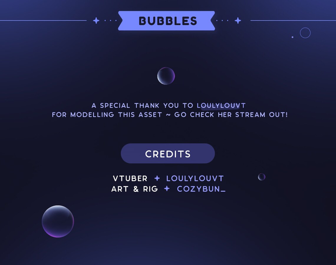 Bubbles Stream Decoration 2 Animated Water Bubbles Particles - Etsy