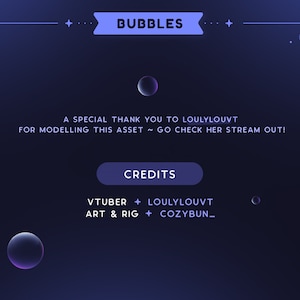 Bubbles Stream Decoration | 2 Animated Water Bubbles Particles for ...