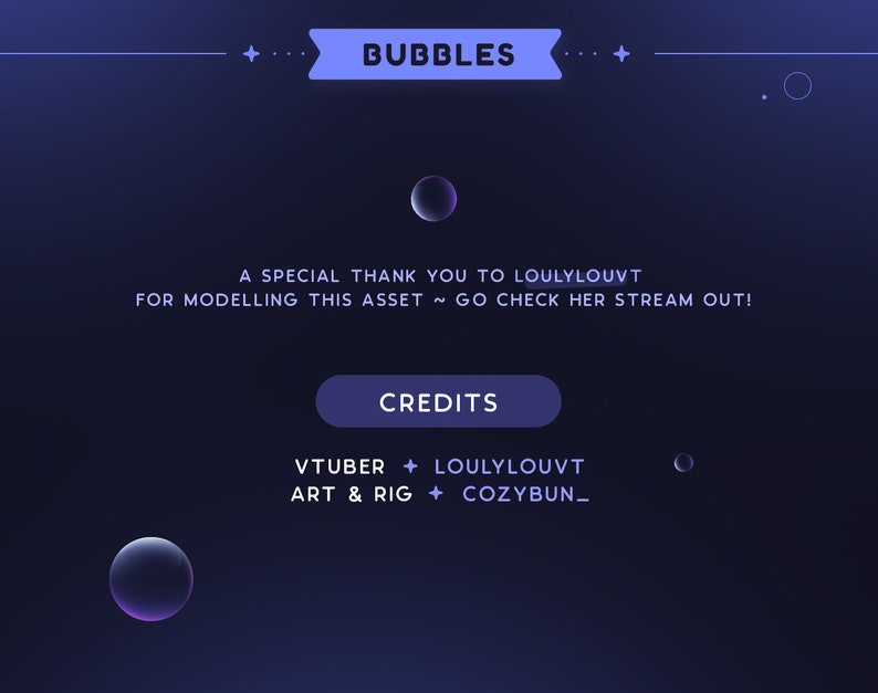 Bubbles Stream Decoration 2 Animated Water Bubbles Particles - Etsy