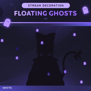 Animated Ghosts Stream Decoration | 6 Floating Halloween Spook Ghosts ...