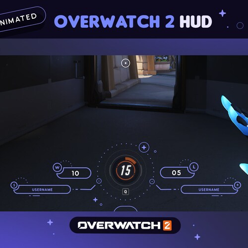 Overwatch Overlay Hud 8 Animated Cute Minimal Starry Game - Etsy Hong Kong