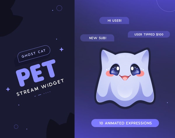 Animated Twitch Follow Button Pop-up Overlay for Stream for Obs ...