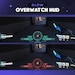 Glow Overwatch Overlay HUD 13 Colors Glowy Minimal Game Overlays for ...