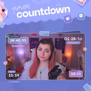 Aura Countdown Widget Countdown & Stopwatch Timer • Chat Commands ...