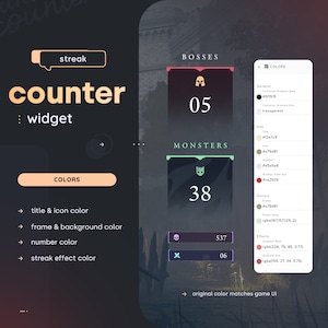Elden Ring Counter Widget — (6) Streak Effect Animations & (9) Icons ...