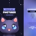 Black Cat Pngtuber Model | Stream Mascot 5 Expressions & 14 Files for ...