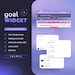 Crayon Goal Widget | Cute Goal Bars & Box for Twitch Streamers | Fully ...