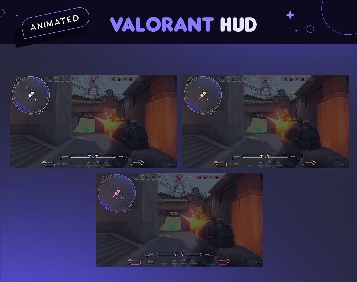 Valorant Overlay HUD 7 Animated Cute Minimal Starry Game - Etsy Australia