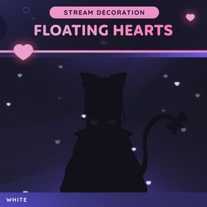 Animated Hearts Stream Decoration | 6 Floating Valentine's Day Hearts ...