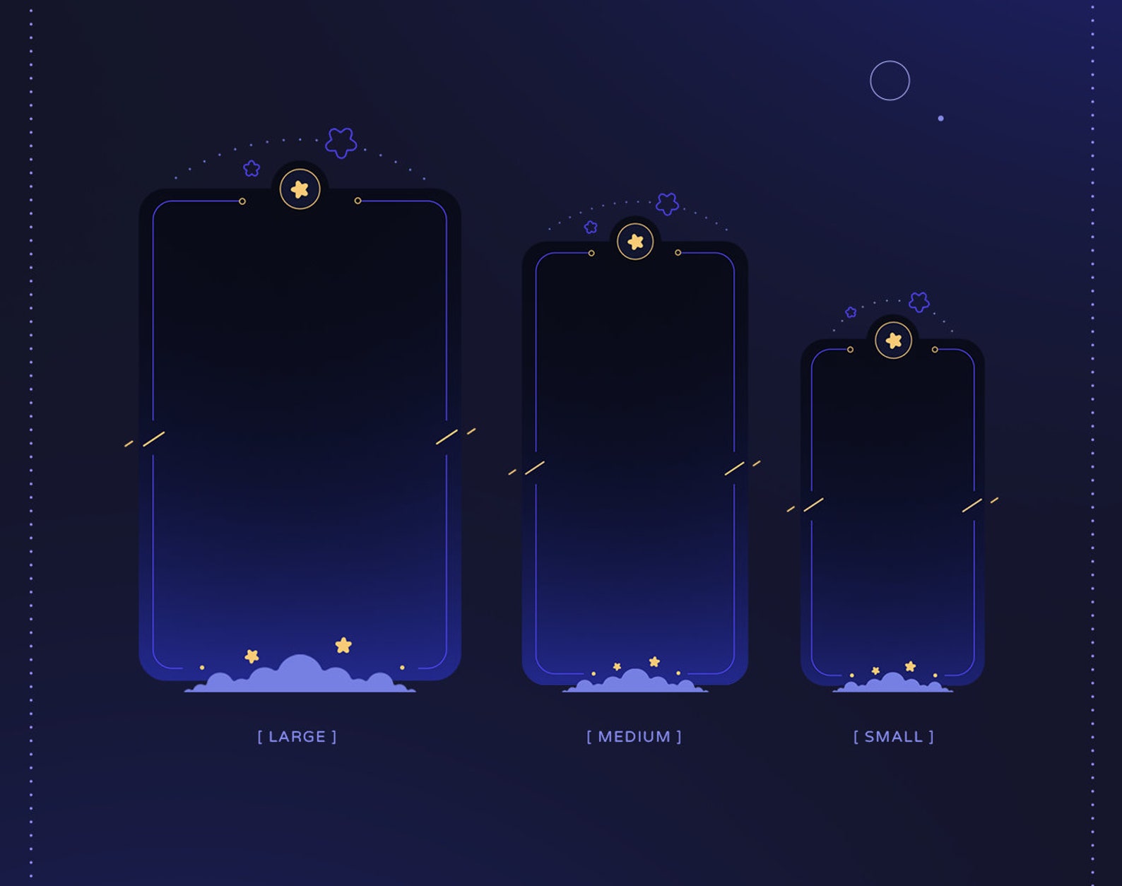 Starlight Twitch Chatbox Cute Stars & Sky Chat Box for - Etsy