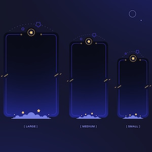 Starlight Twitch Chatbox | Cute Stars & Sky Chat Box for Streamers | 3 ...