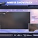 Winter Snow Animated Twitch Pack Soft Aesthetic Christmas Streamer ...