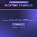 Animated Sparkles Stream Decoration 6 Floating Glow Star - Etsy
