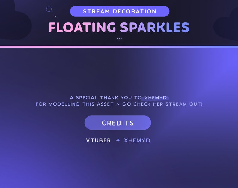 Animated Sparkles Stream Decoration 6 Floating Glow Star - Etsy