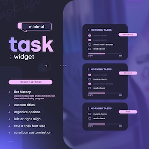 Tasklist Widget — Pomodoro Coworking Timer and To-do List for Streamer ...