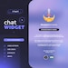 Crayon Chat Widget With Alerts — Cute Fully Customizable Custom Chat ...