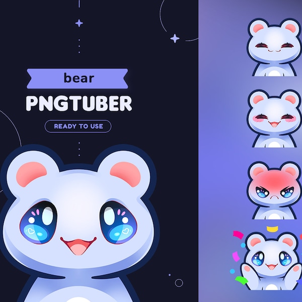Bear Vtuber Model - Etsy