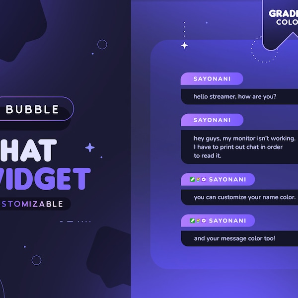 Custom Twitch Chat Box Css - Etsy Custom Twitch Chat Box Css - Etsy