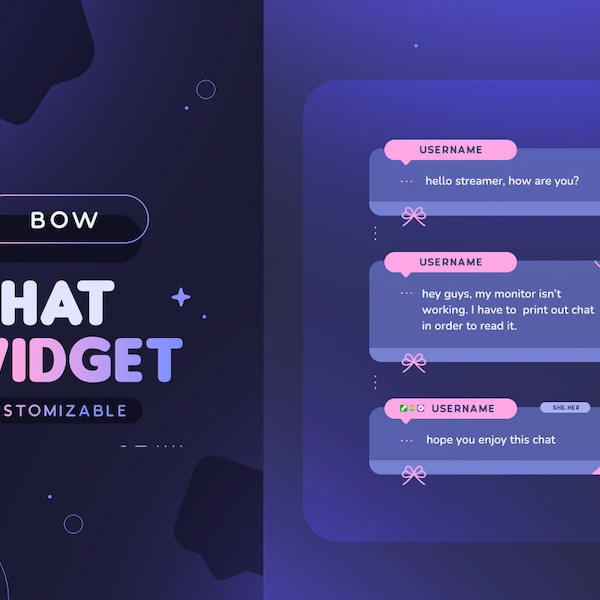 Twitch Chat Css - Etsy