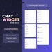 Blobs Chat Widget With Alerts — Minimal Fully Customizable Custom Chat With Events & Role ...