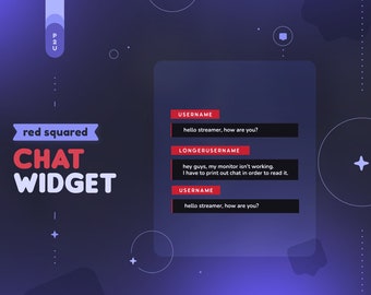 Comfy Chatbox: Chat Widget for Twitch Streams streamelements - Etsy