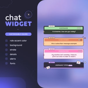 Crayon Chat Widget With Alerts Cute Fully Customizable Custom Chat With ...