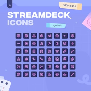 Pastel Stream Deck Icons (10) Colors • (3800+) Total Icons • Symbols ...