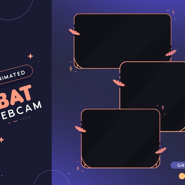 Spooky Animated Webcam Borders - Etsy