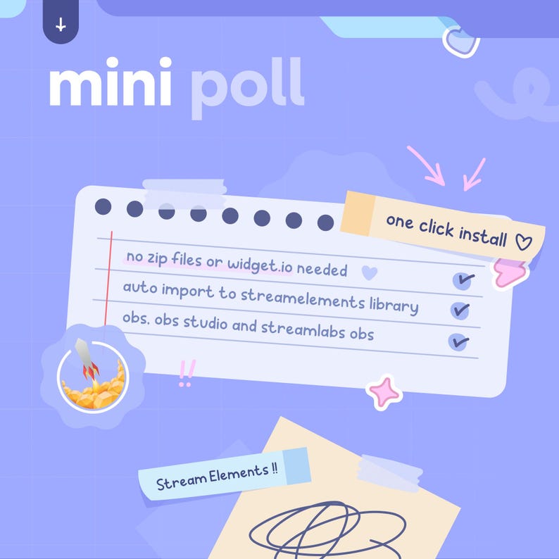 Mochi Mini Poll Chat Commands • Chatbot & Smartlight Integrations ...