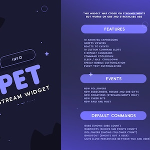 White Cat Stream Pet | Halloween Animated Cat Mascot Widget for ...
