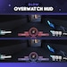 Glow Overwatch Overlay HUD 13 Colors Glowy Minimal Game Overlays for ...