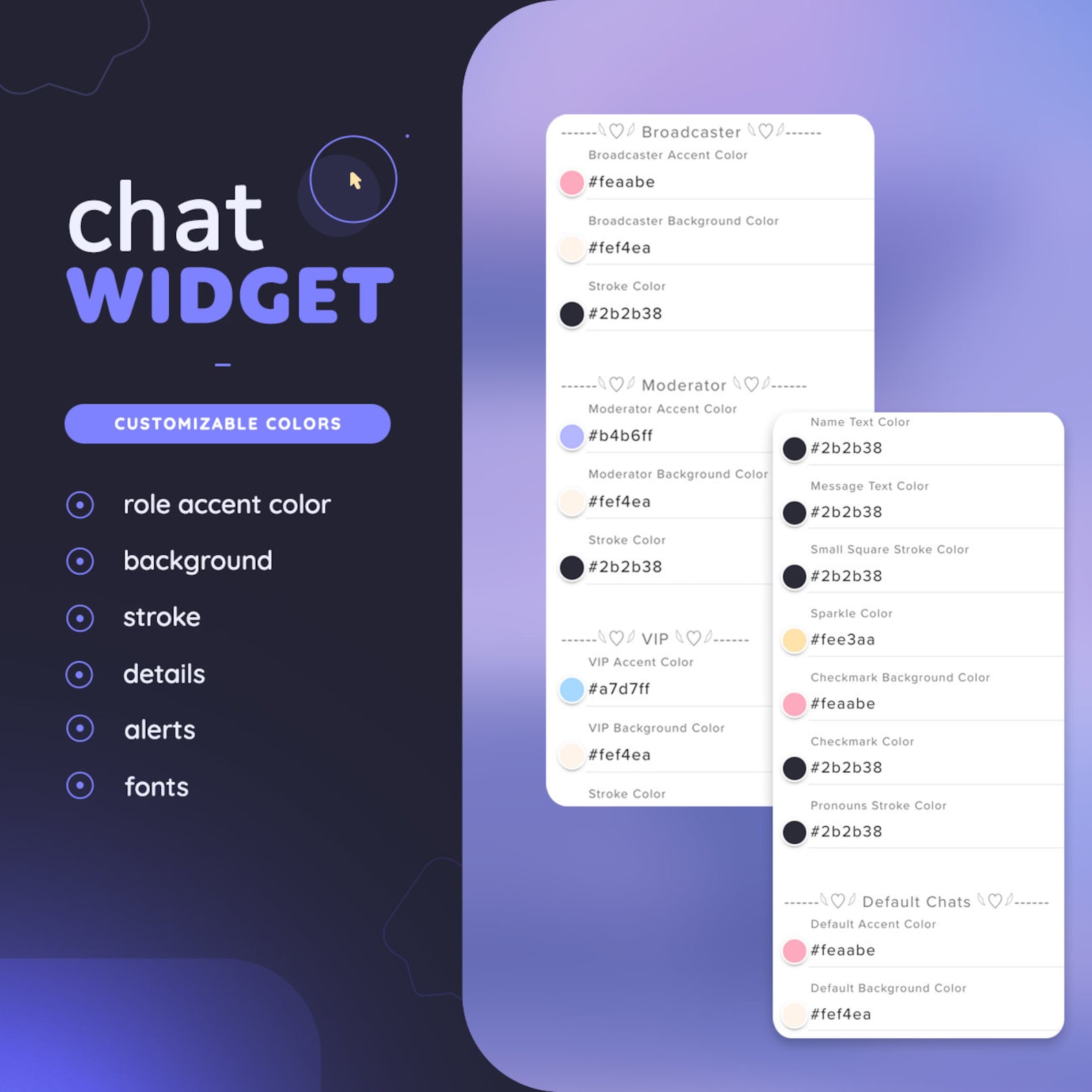 Crayon Chat Widget With Alerts — Cute Fully Customizable Custom Chat ...