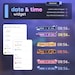 Date & Time Widget — Local / Timezone • (4) Themes With Animations ...