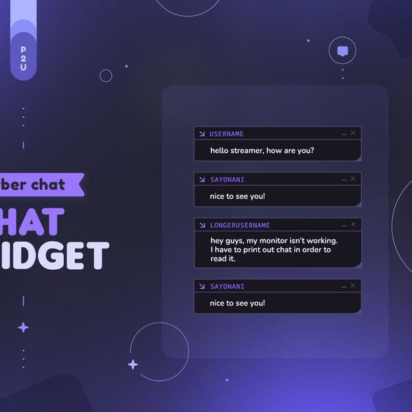 Twitch Chat Box Retro - Etsy