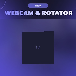Neo Webcam & Event Rotator Widget | 10 Color Minimal Cyber Webcam ...