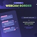 Animated Bow Webcam Border | 3 Cute Green & Lime Yellow Webcam Frame ...