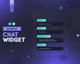 Custom Twitch Widget - Etsy