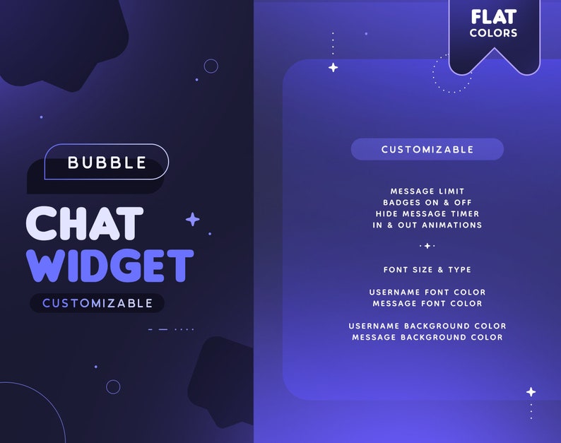 Bubble Chat Widget Customizable Animated Minimal Bubble - Etsy Bubble Chat Widget Customizable Animated Minimal Bubble - Etsy