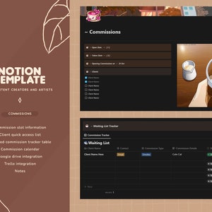 Cozy Notion Template for Content Creators & Artists | Cottagecore Lo-fi Planner Organization ...