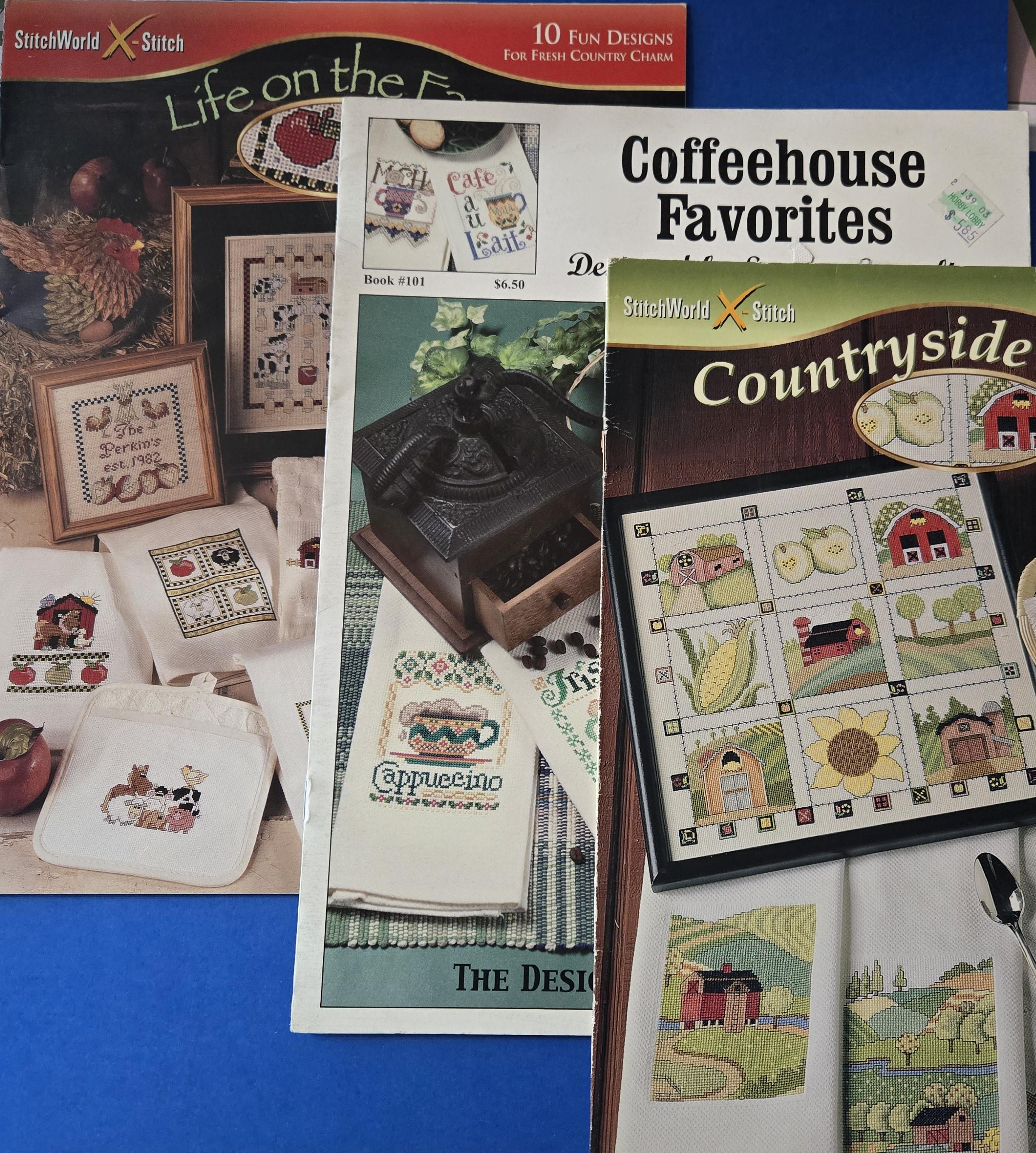 Counted Cross Stitch Charts for Stitchables - Bread Cloths, Tissue ...