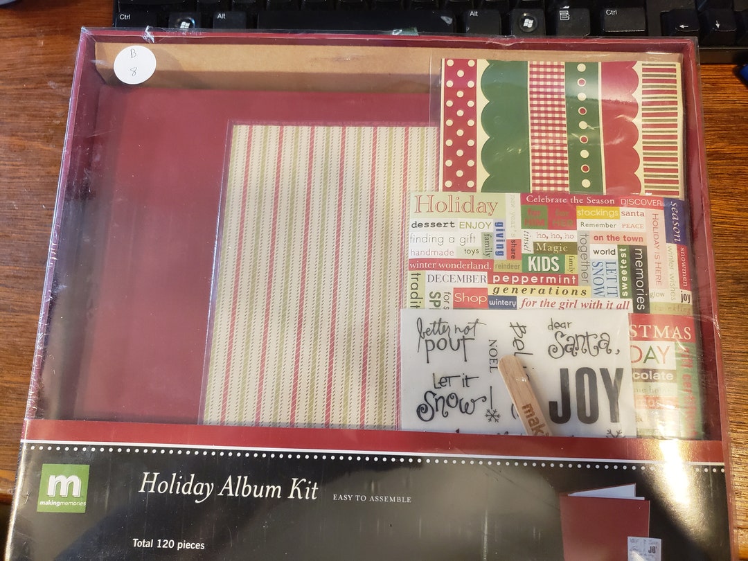 Making Memories Holiday Album Kit, Creating Keepsakes Christmas ...